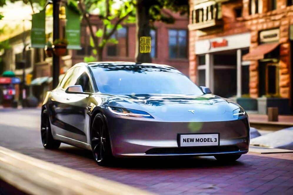 Estas imágenes destapan cómo será el Tesla Model 3 Highland, mucho más ...